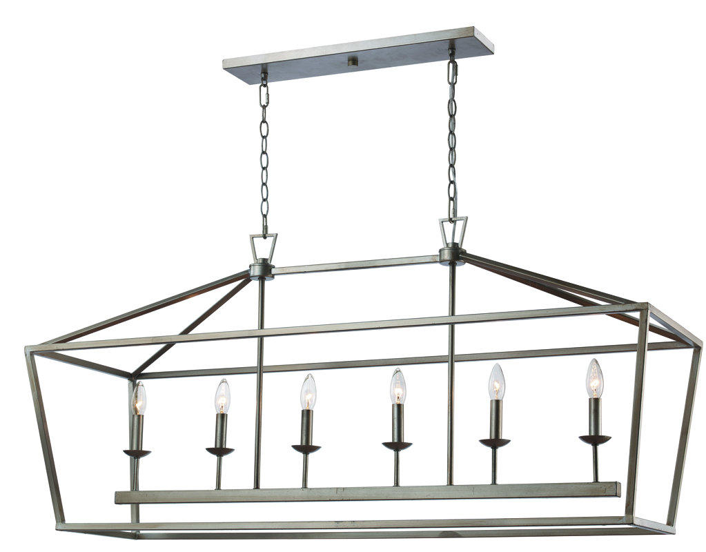 Laurel Foundry Modern Farmhouse Carmen 6 Light Geometric Pendant
